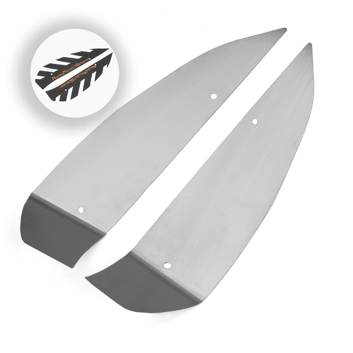 RPG stainless steel footplates + griptape – Yamaha Aerox / MBK Nitro ...